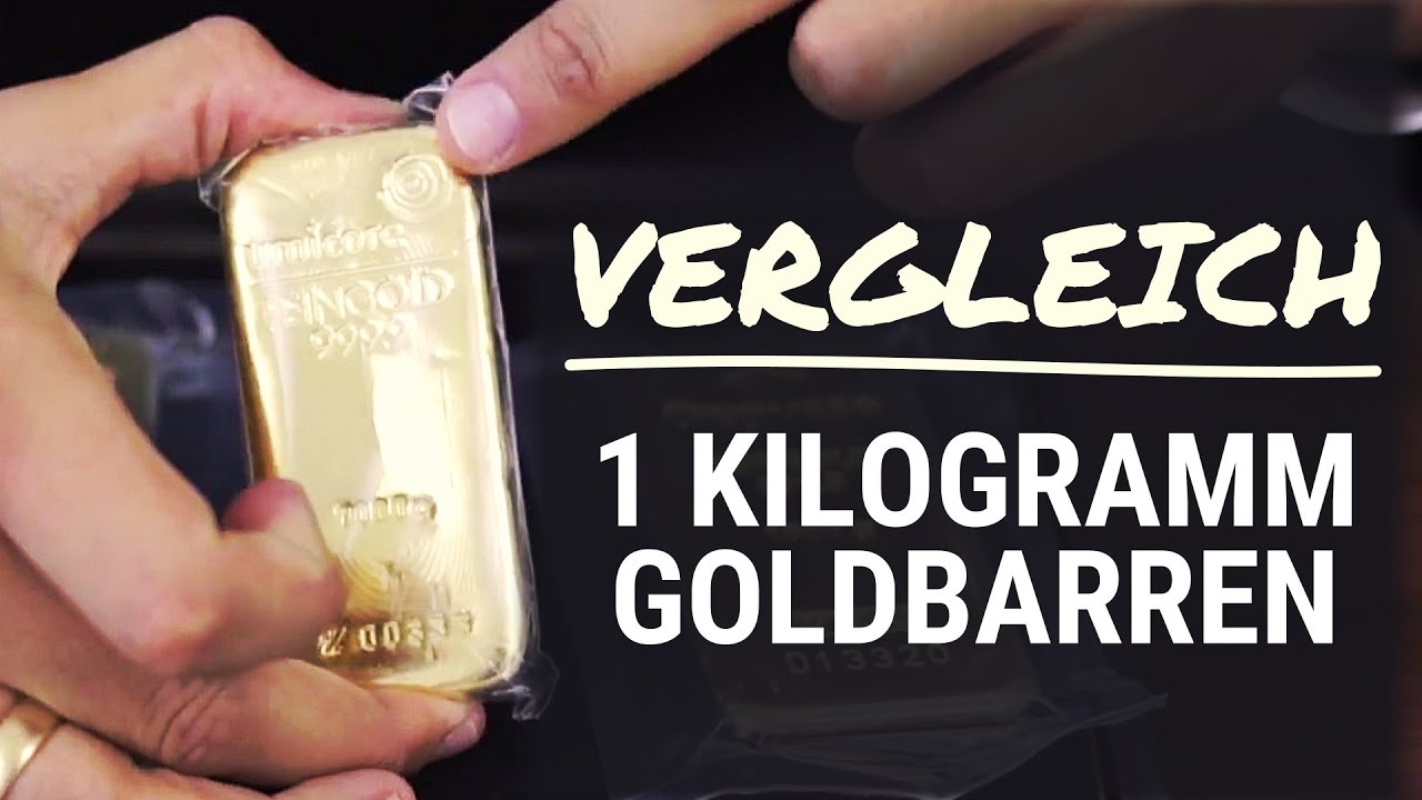 Goldbarren Im Vergleich 1 Kg Heraeus Degussa Umicore Geldanlage In Goldbarren Im Vergleich 1 Kg Heraeus Degussa Umicore Geldanlage In